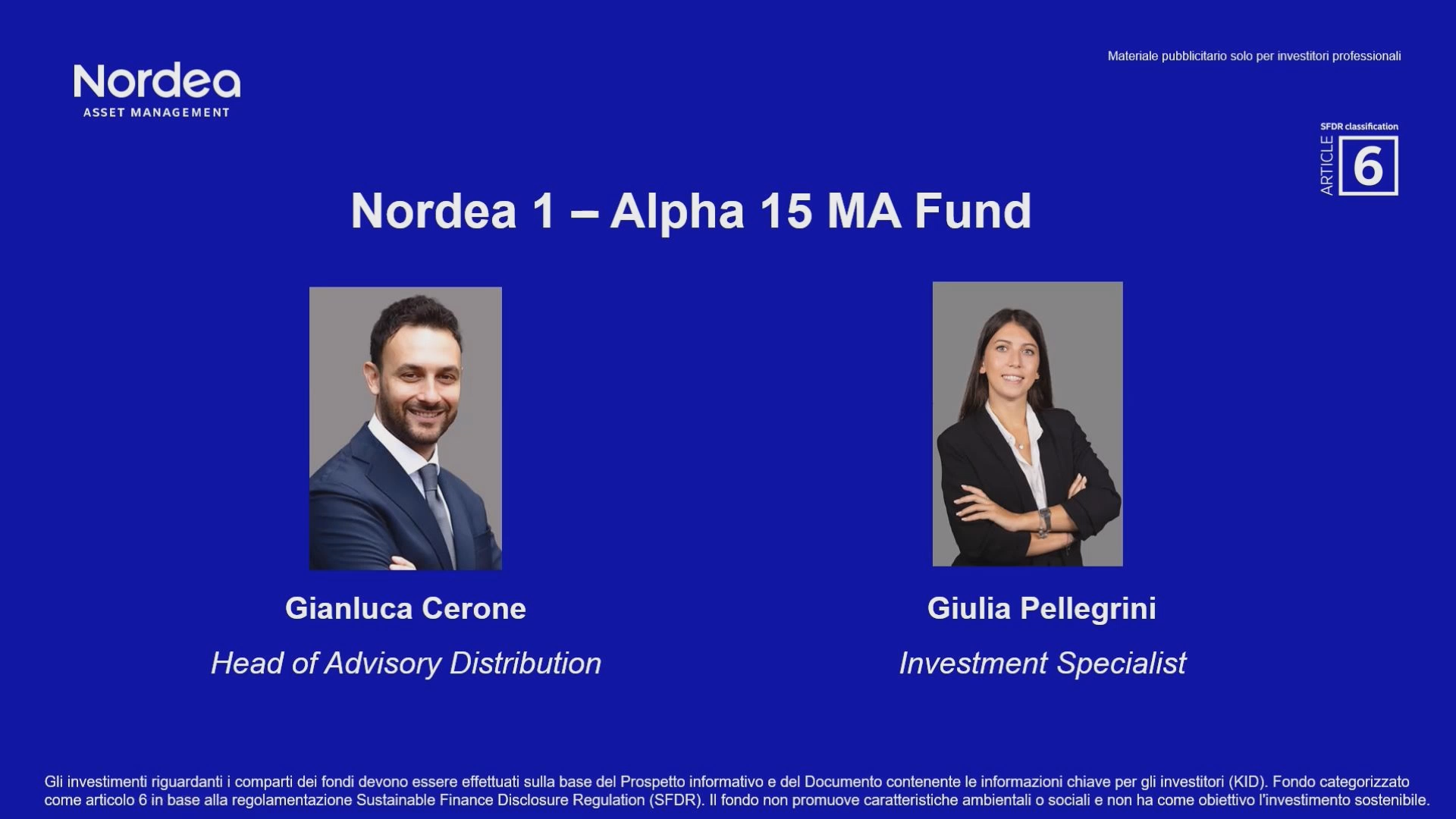 I giovedì di Nordea: Nordea 1 - Alpha 15 MA Fund - Nordea Investitore ...